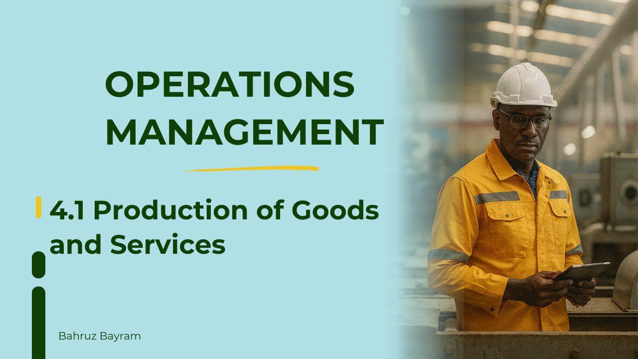 IGCSE Business Studies Ch 4.1 | Productions of Goods and Services ...