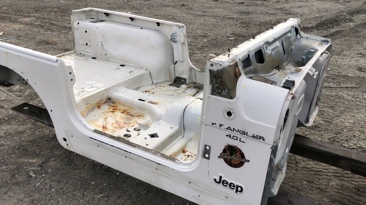 Jeep Wrangler Tub Sahara Original Mopar Steel Factory Grade A White ...