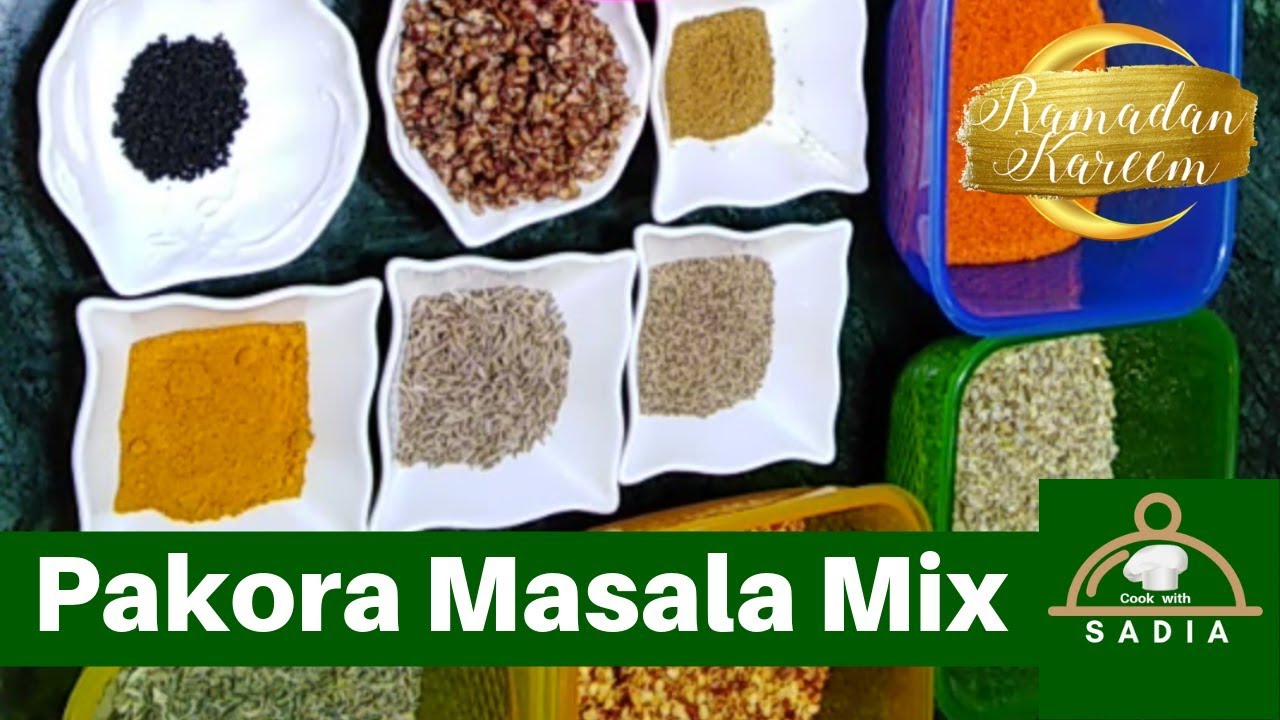 Pakora Mix, Pakora Masala Recipe, Pakora Masala Mix Recipe, Ramadan ...