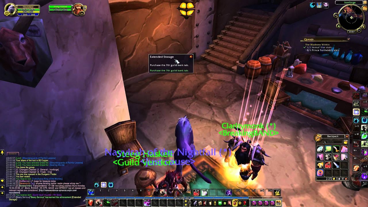 How to get Extended Storage guild achievement - World of Warcraft - YouTube