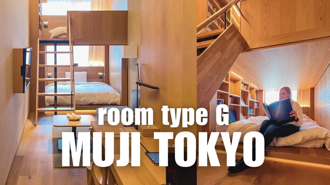 Staying at JAPAN'S minimalist hotel | MUJI HOTEL IN TOKYO | Day in my ...