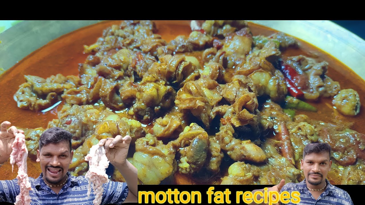mutton fat recipes ll mutton fat curry recipes #mukbang #mutton # ...