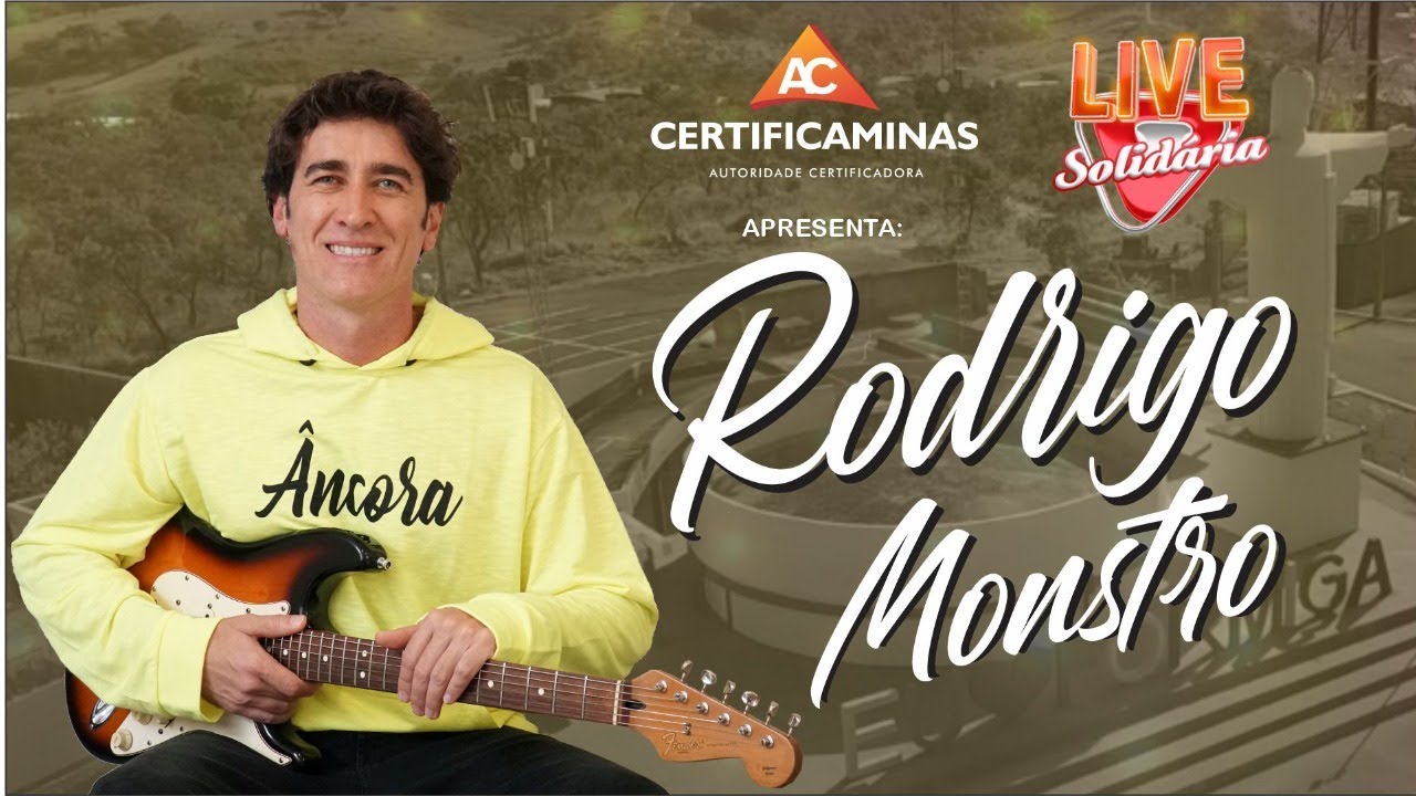 2º Live Solidária Rodrigo Arantes (Monstro) - YouTube