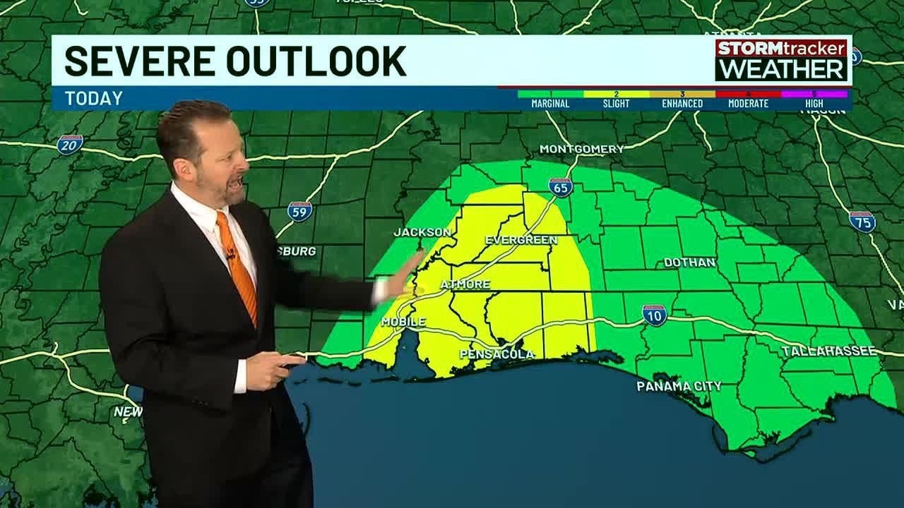 STORMtracker Alert Day with line of strong to severe storms moving ...