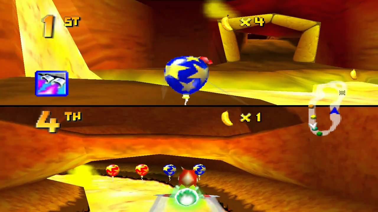 Diddy Kong Racing - Dino Domain | Hot Top Volcano - YouTube