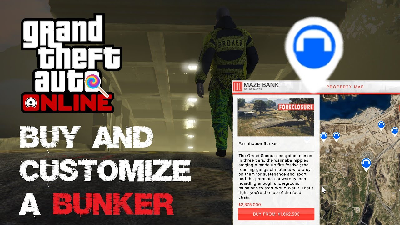 How to Buy and Customize a BUNKER GTA ONLINE - YouTube