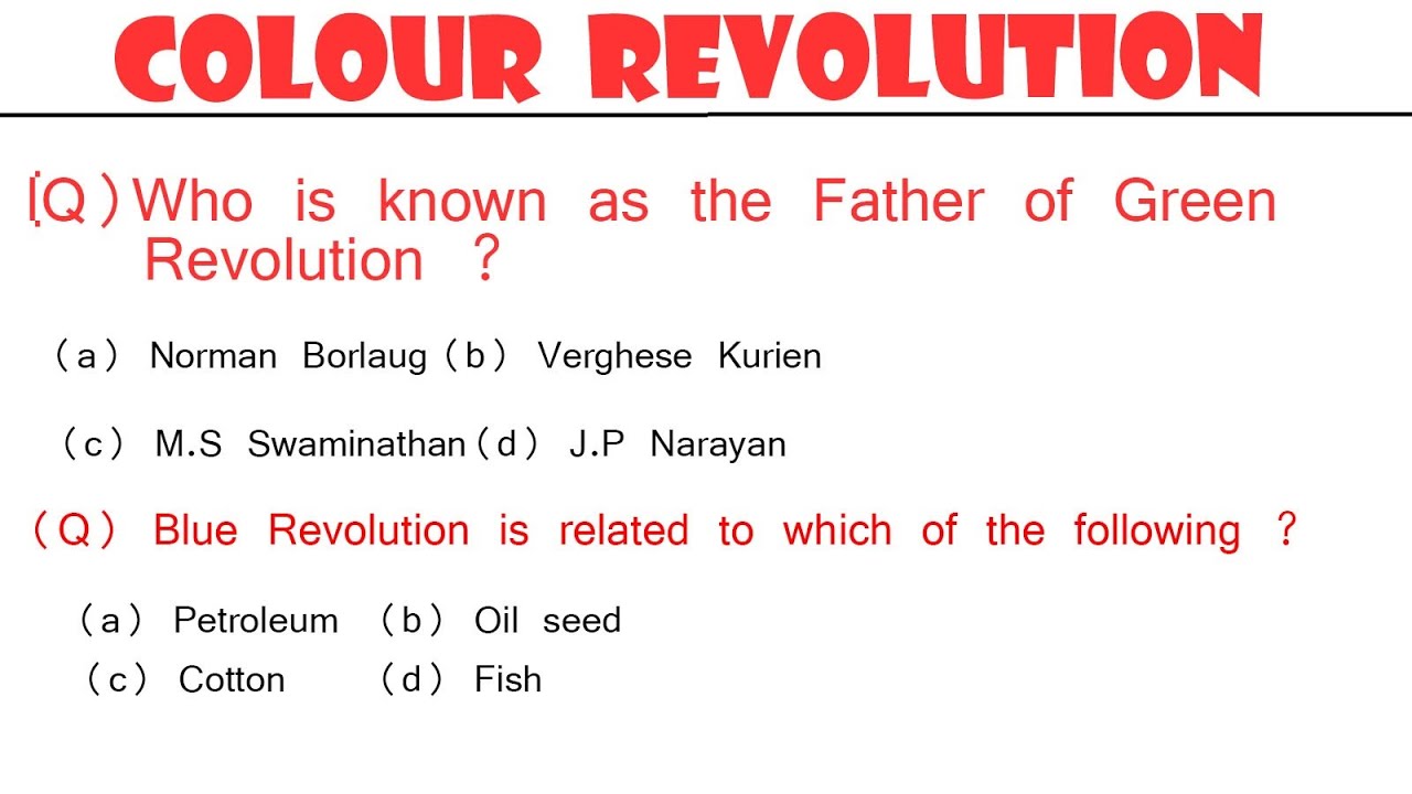 Colour Revolution - YouTube