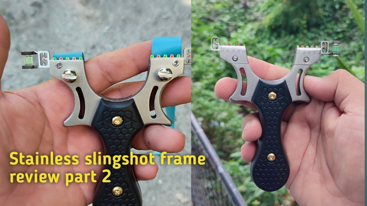 stainless steel frame slingshot review part2 - YouTube