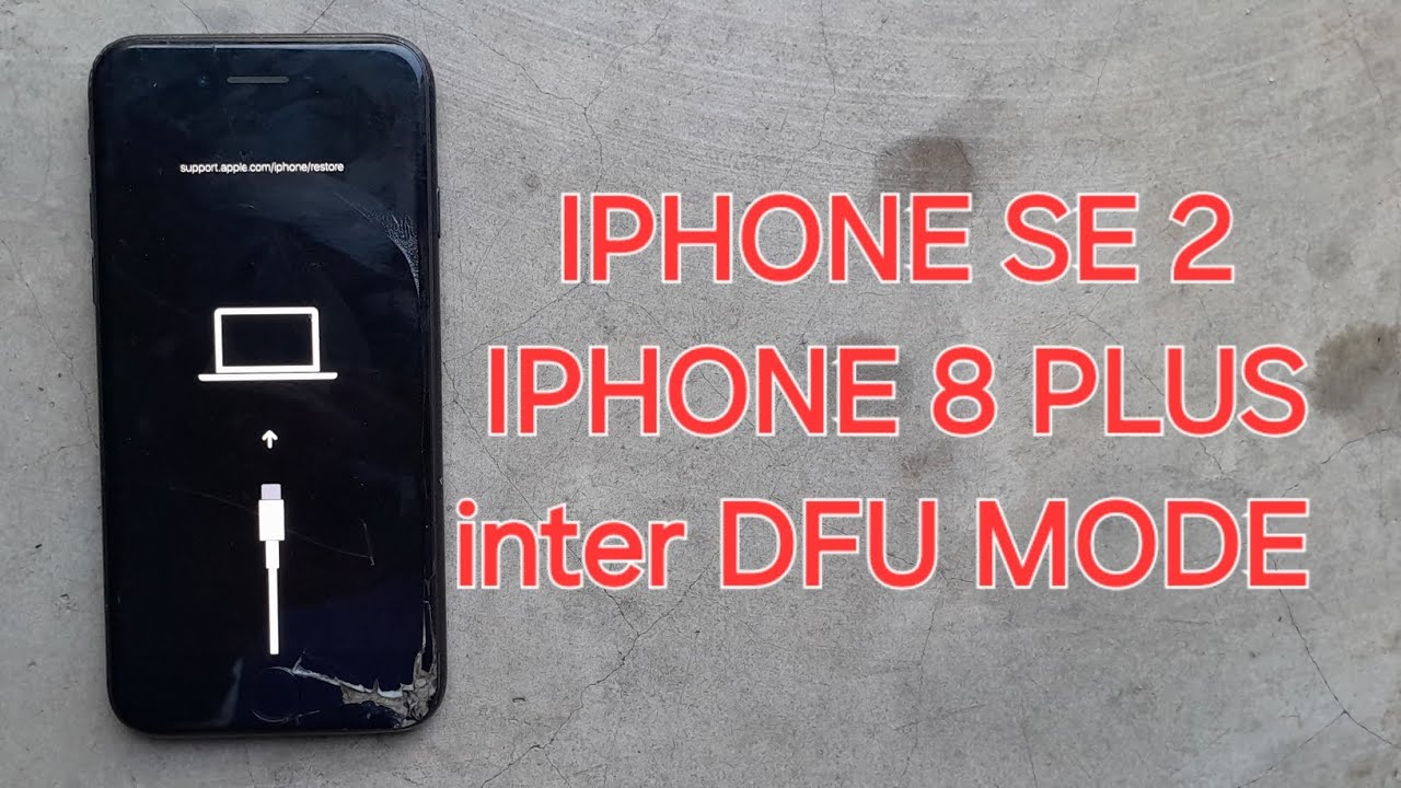 IPHONE SE 2 INTER DFU MODE MASTER UNLOCK GSM - YouTube