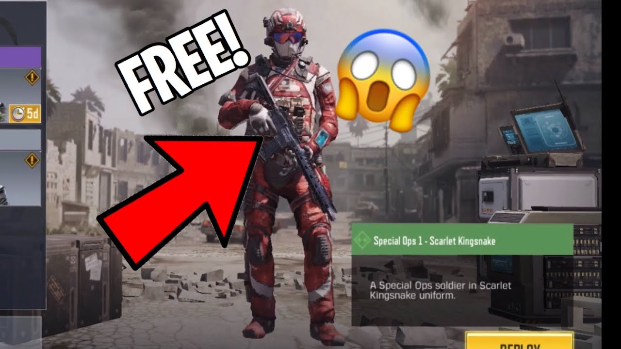 Call of Duty Mobile - UNLOCKING THE NEW FREE SPECIAL OPS 1 - SCARLET ...