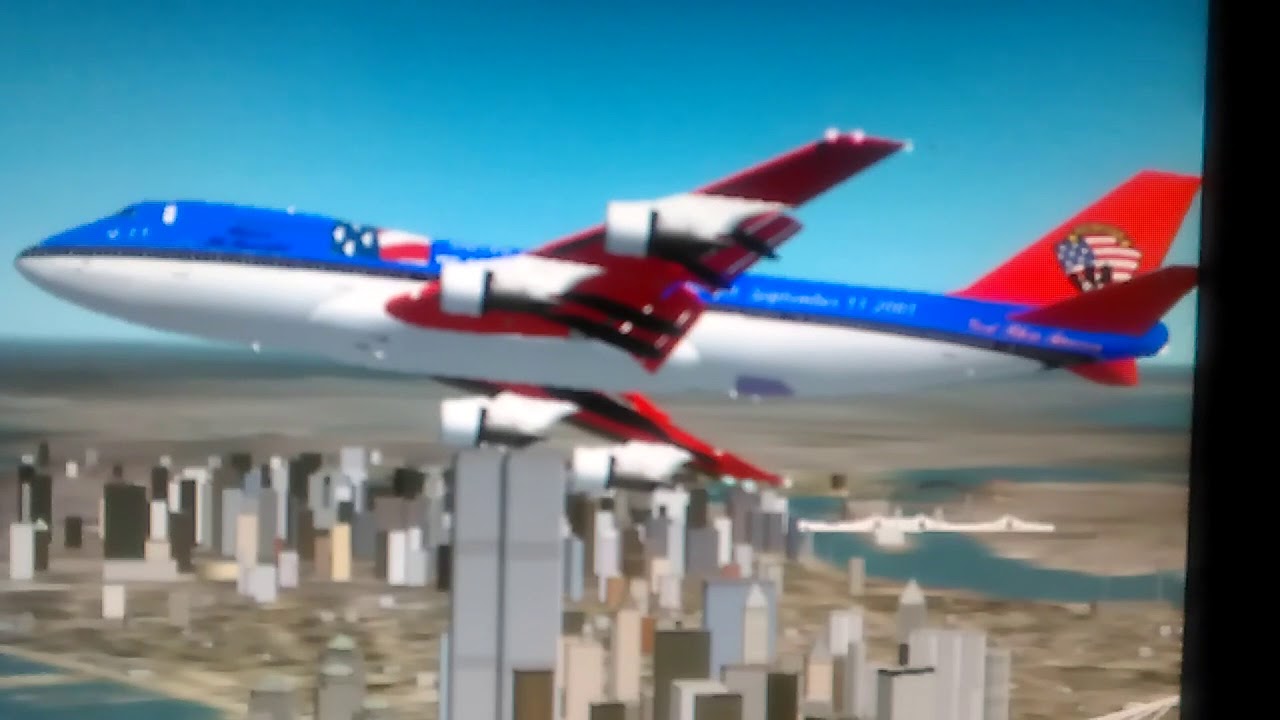 747 WTC Memorial Flyby Twin Towers 1 - YouTube