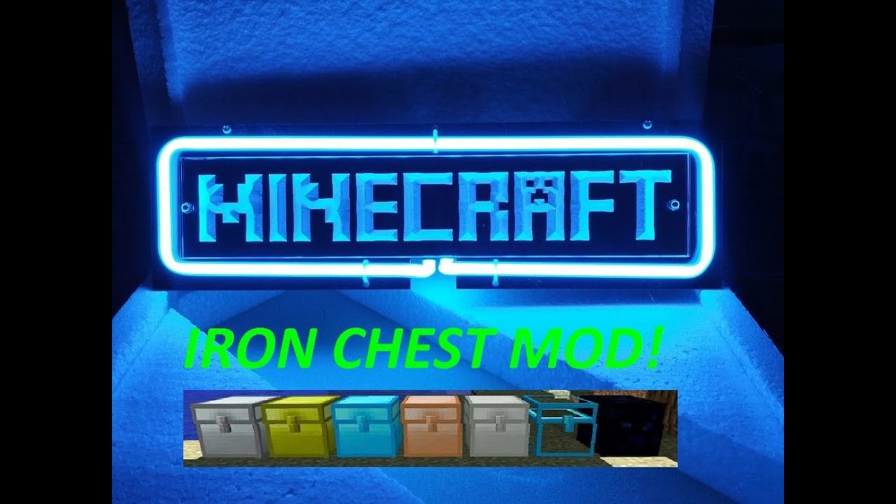 MINECRAFT IRON CHEST MOD SHOWCASE!!! w/ OmiMC - YouTube