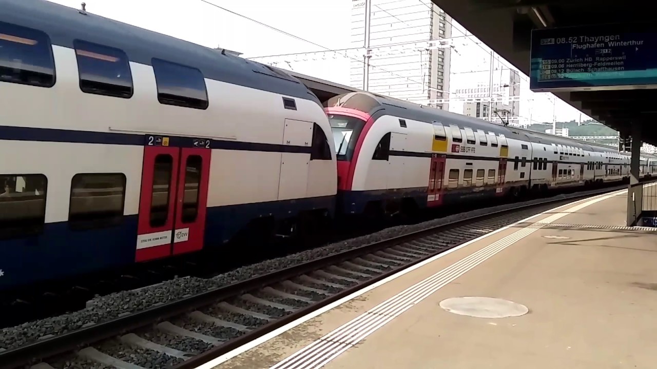 SBB Rabe 514 Dreifachtraktion at Zürich Oerlikon - YouTube