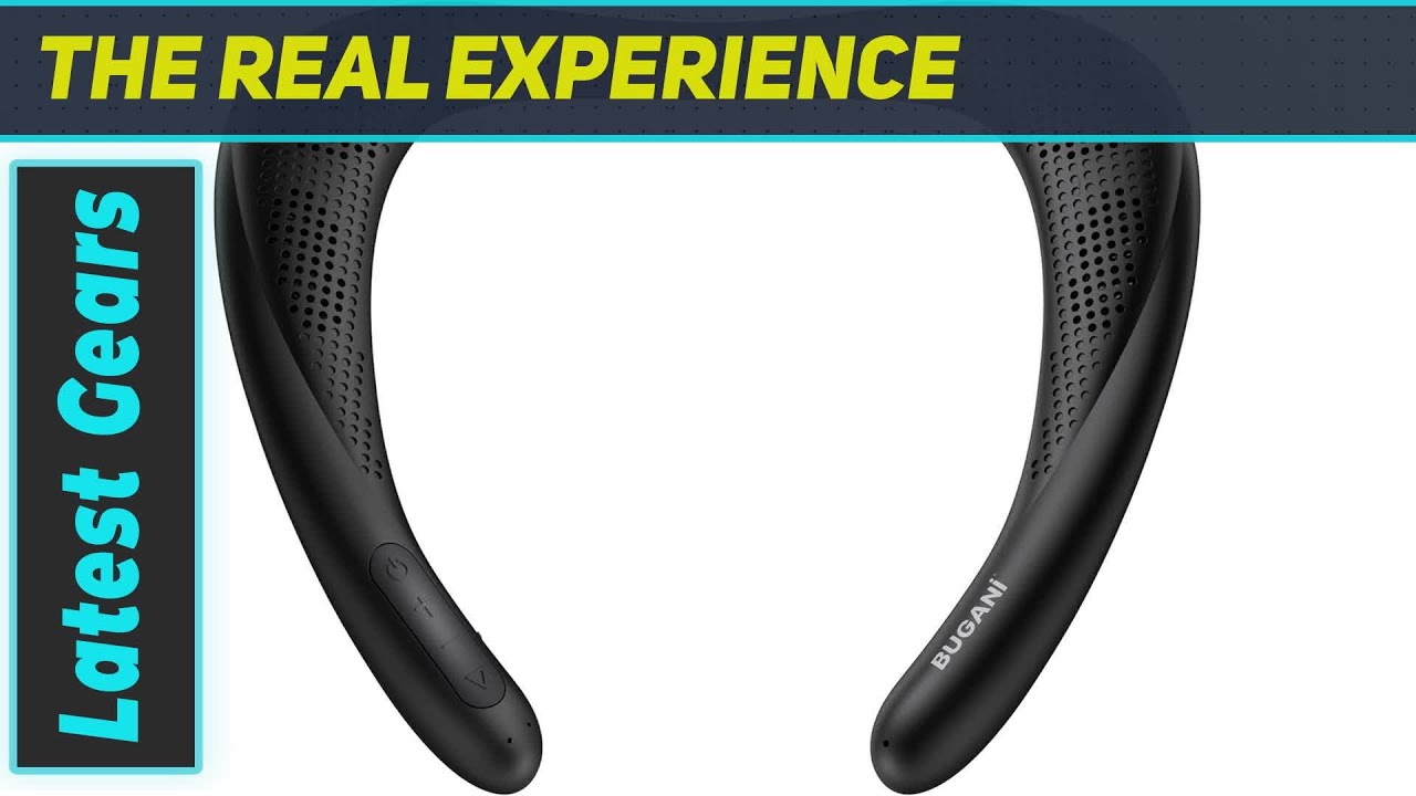 BUGANI M115 Neckband Bluetooth Speaker - True 3D Stereo Sound and ...