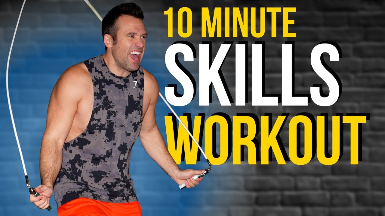 10 Minute Jump Rope Footwork Workout | Beginner - Advanced Workout ...