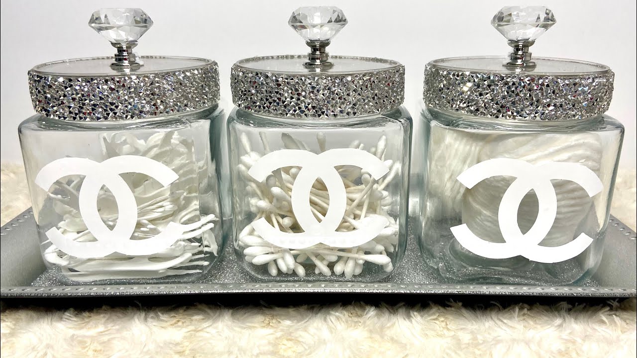 Easy Glam DIY Storage Containers - YouTube
