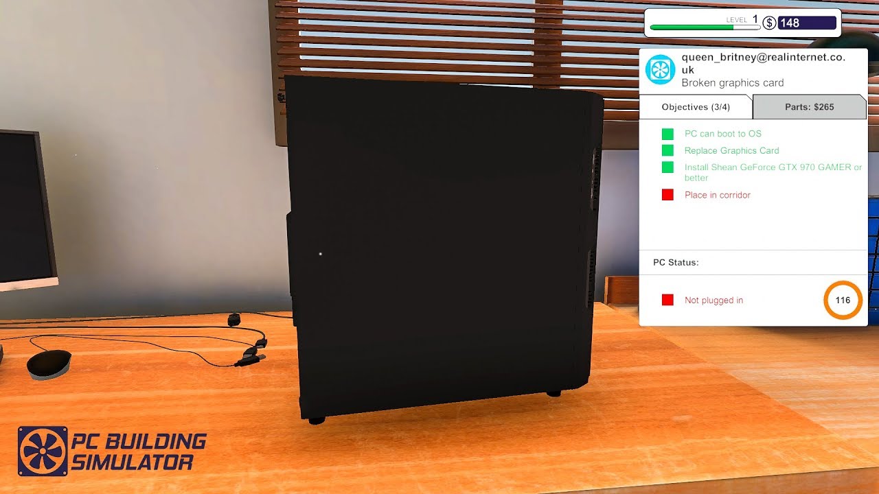 GTX 970 Gamer Edition Installation - PC Building Simulator 2019 ...