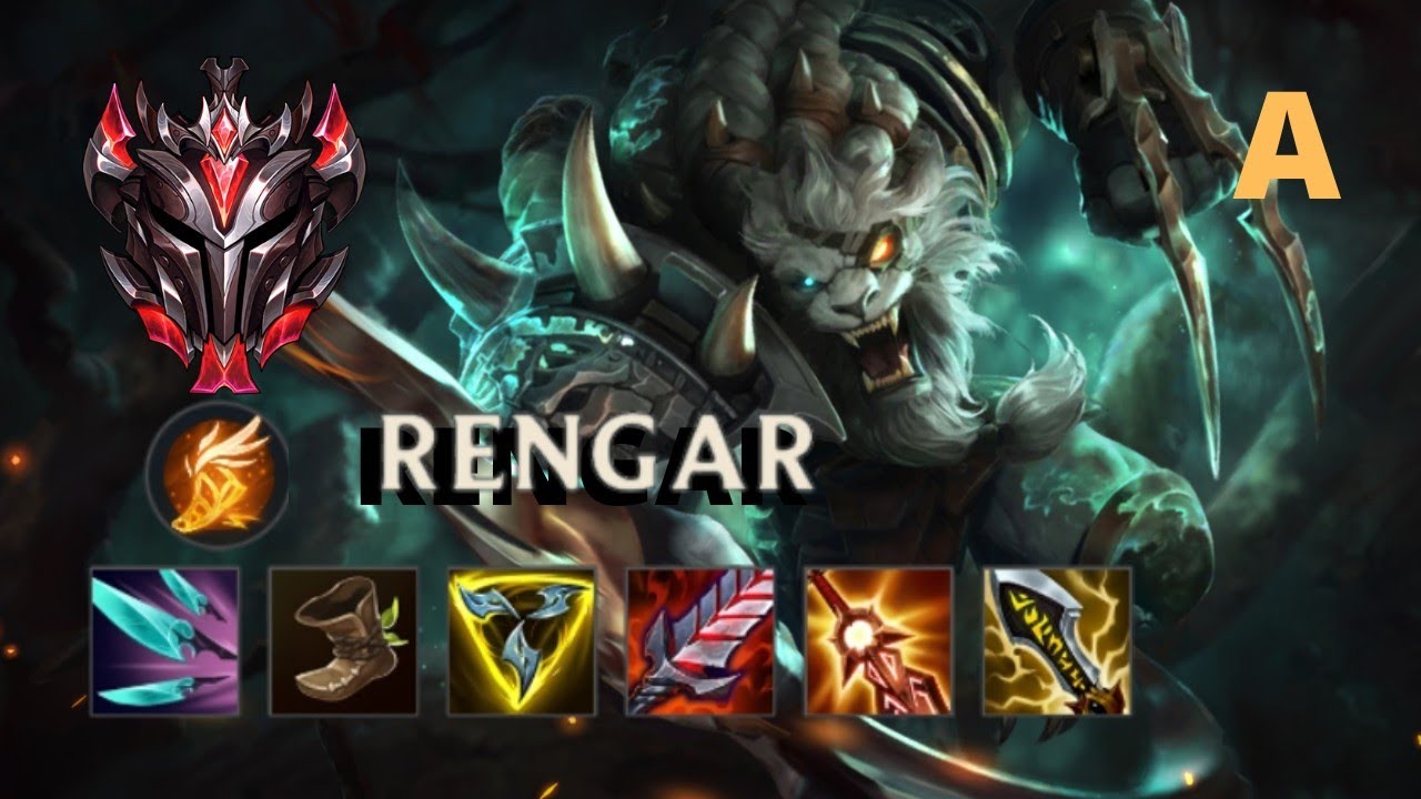 TOP 2 RENGAR - RANQUEADA GRÃO MESTRE - WILD RIFT BR - COMO JOGAR, GUIA ...
