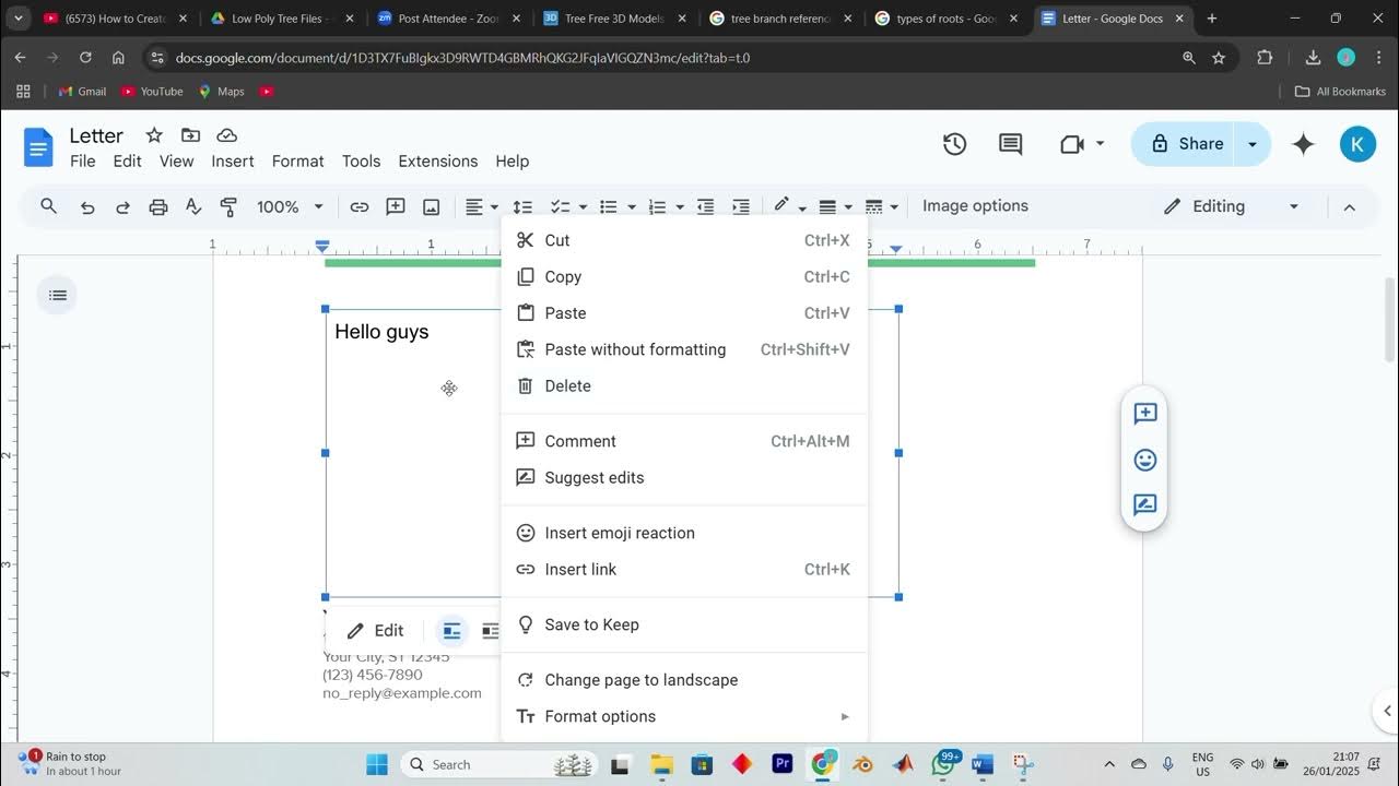 How To Insert a Textbox In Google Docs - Quick Help - YouTube