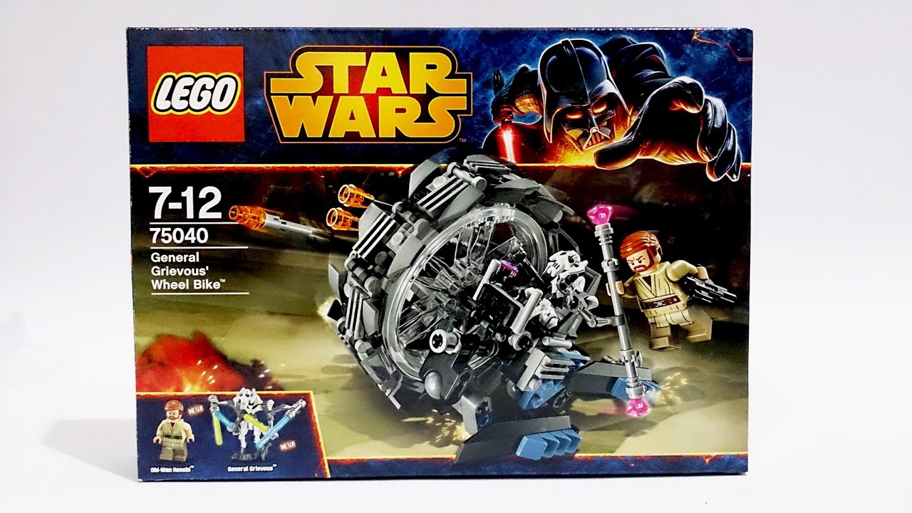 Lego Star Wars 75040 General Grievous' Wheel Bike - Speed Build - YouTube