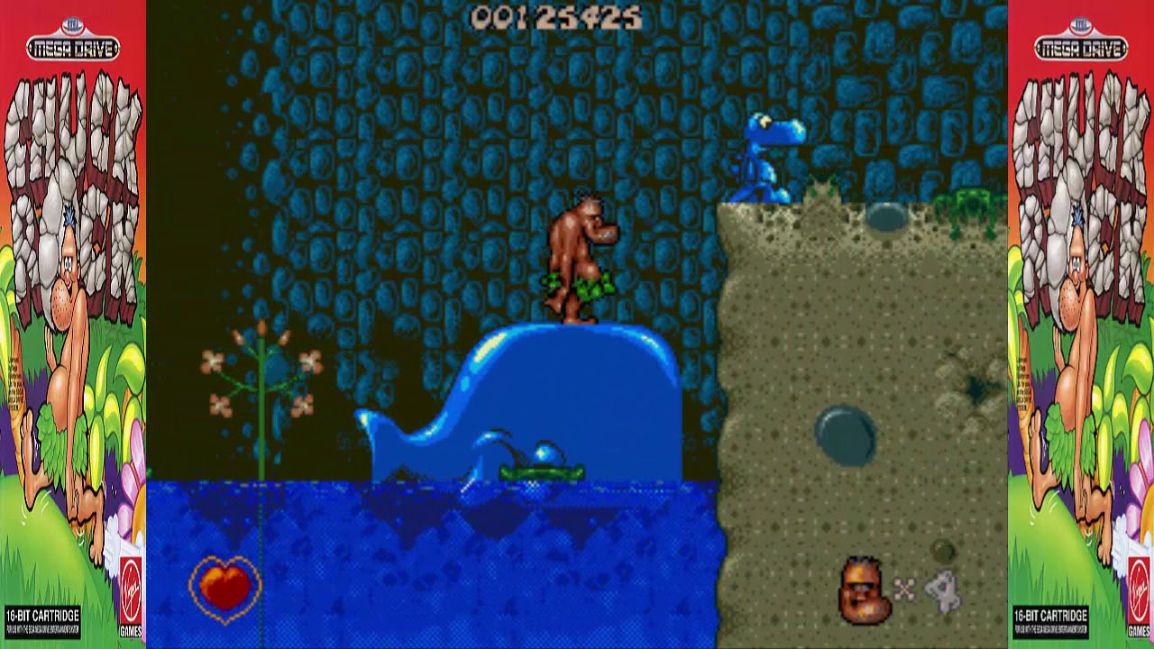 Chuck Rock Walkthrough - Fase 3 - Mega Drive Detonado - YouTube