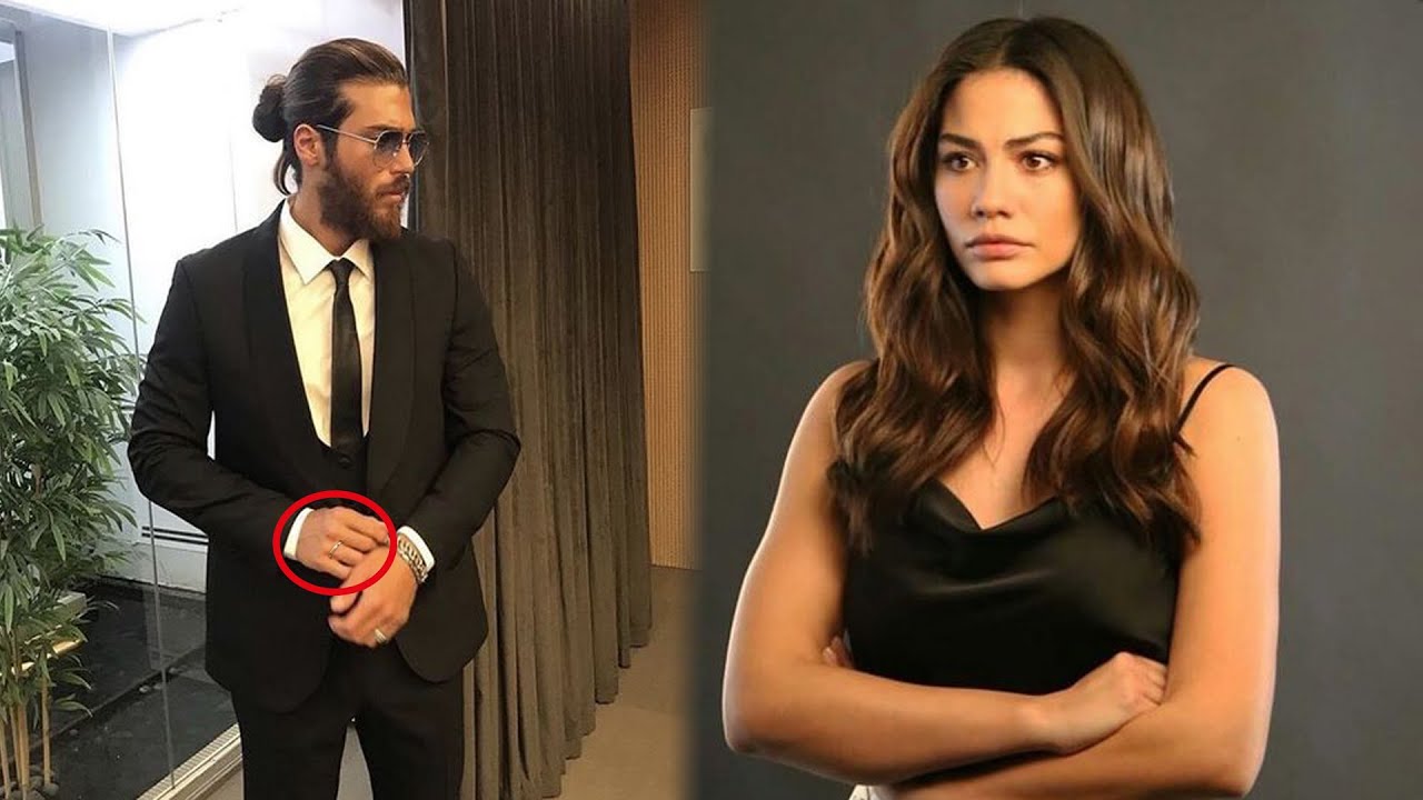 Can Yaman's wedding ring statement deeply affected Demet Özdemir! - YouTube