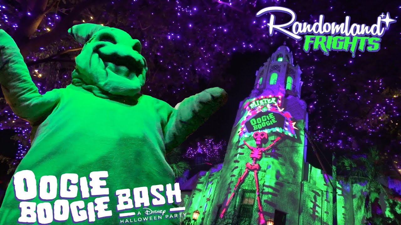 Oogie Boogie Bash! Disney's NEW Halloween Party at DCA! - YouTube