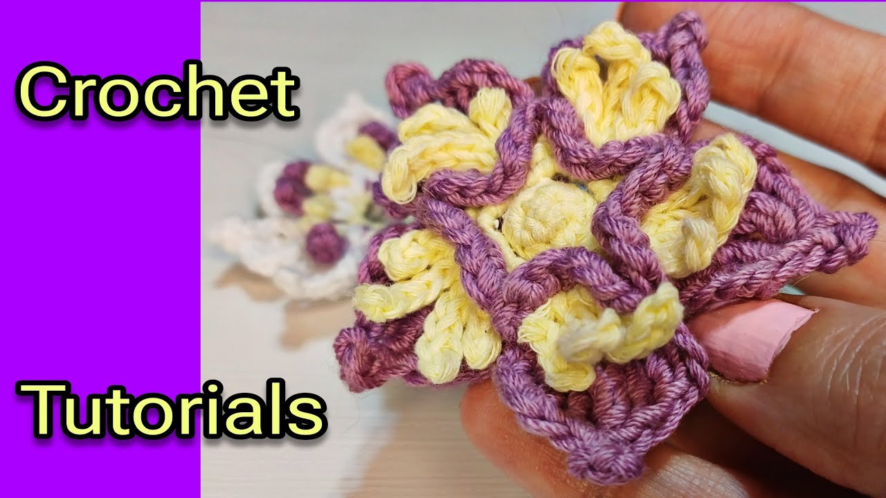 How To Crochet A Flower? | Quick and Easy Crochet Flower Tutorial - YouTube