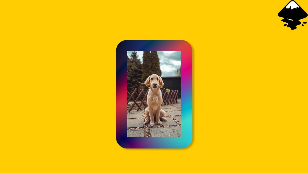 How to Create a Custom Frame in Inkscape - YouTube