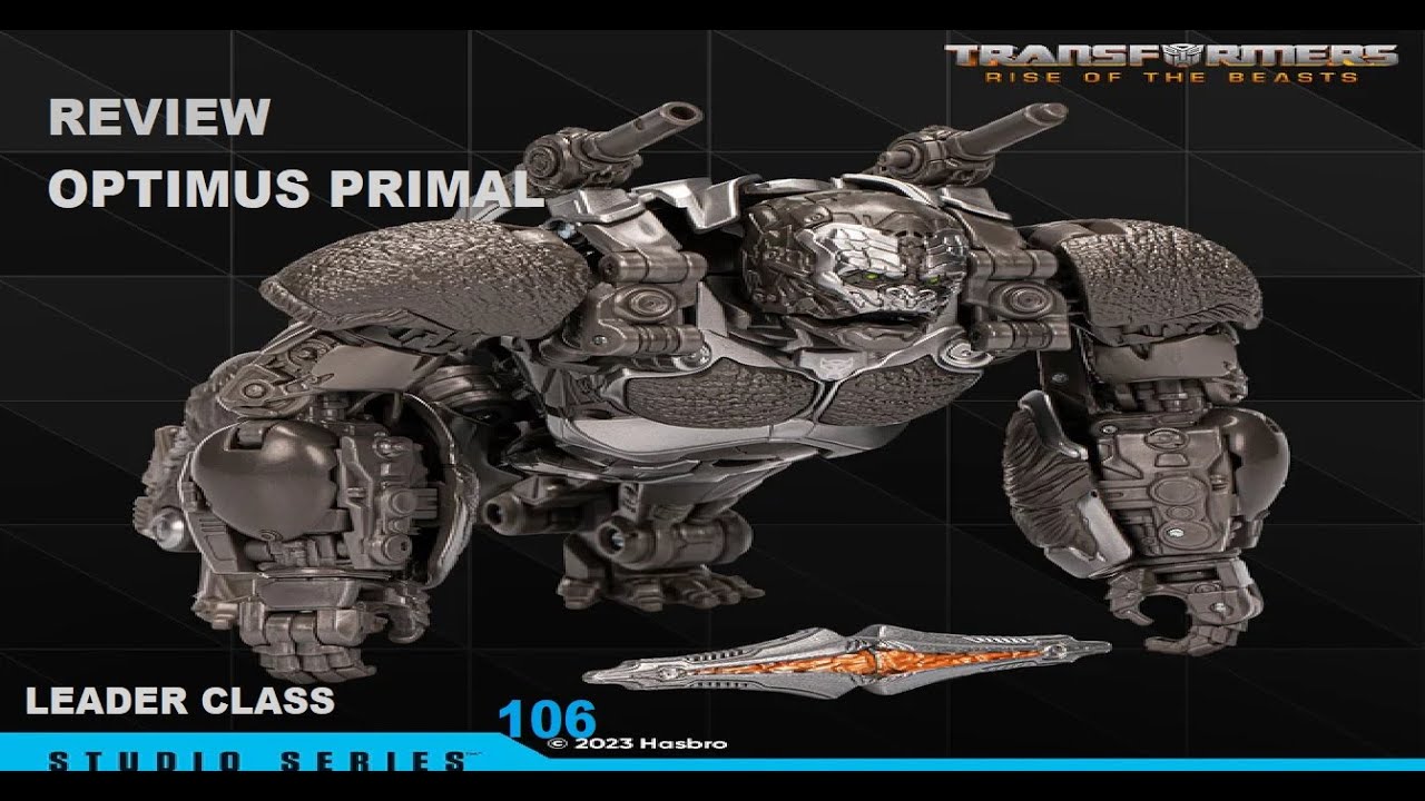 Figura Optimus Primal Leader class Studios Series 106 PT-Br - YouTube
