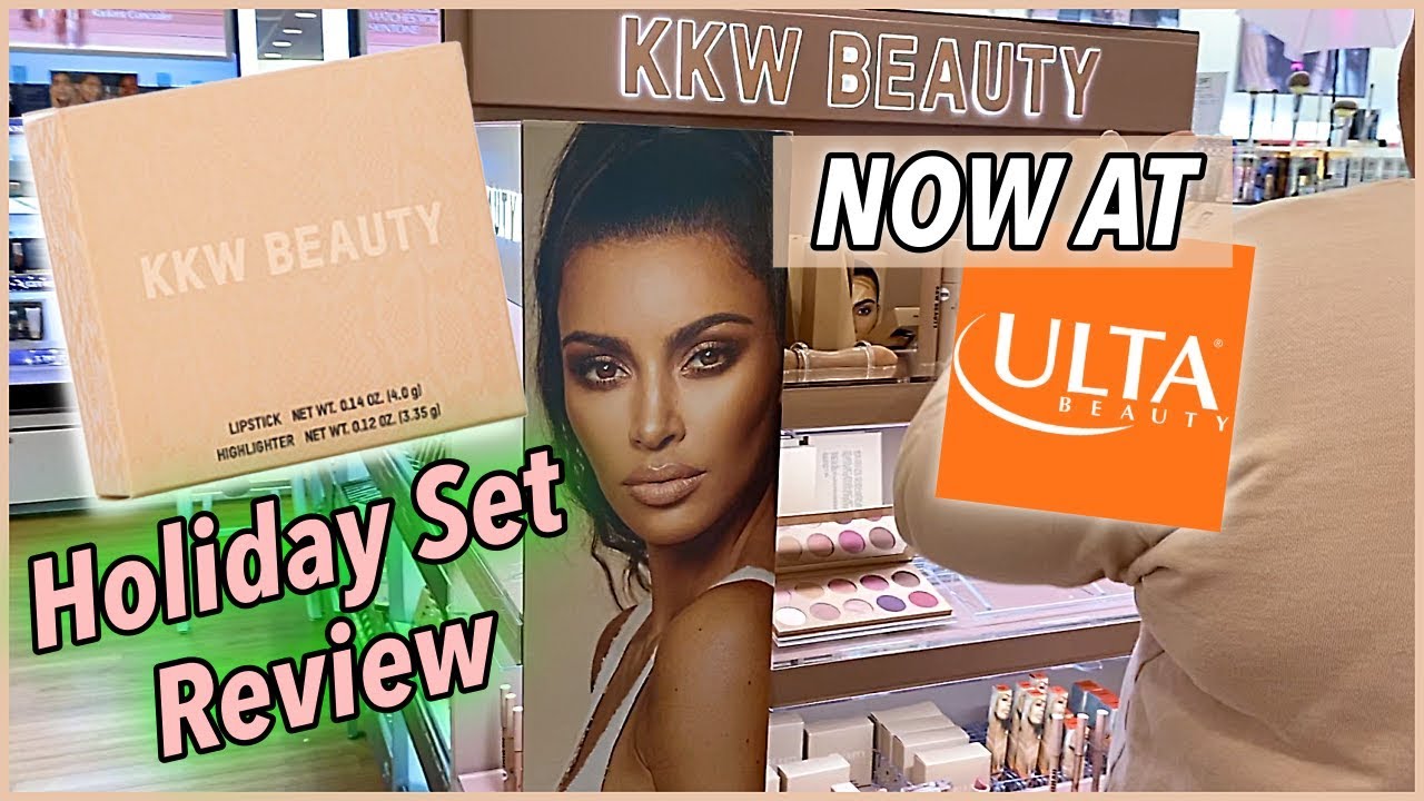 KKW BEAUTY AT ULTA VLOG + HOLIDAY SET REVIEW - What's The Tea? - YouTube