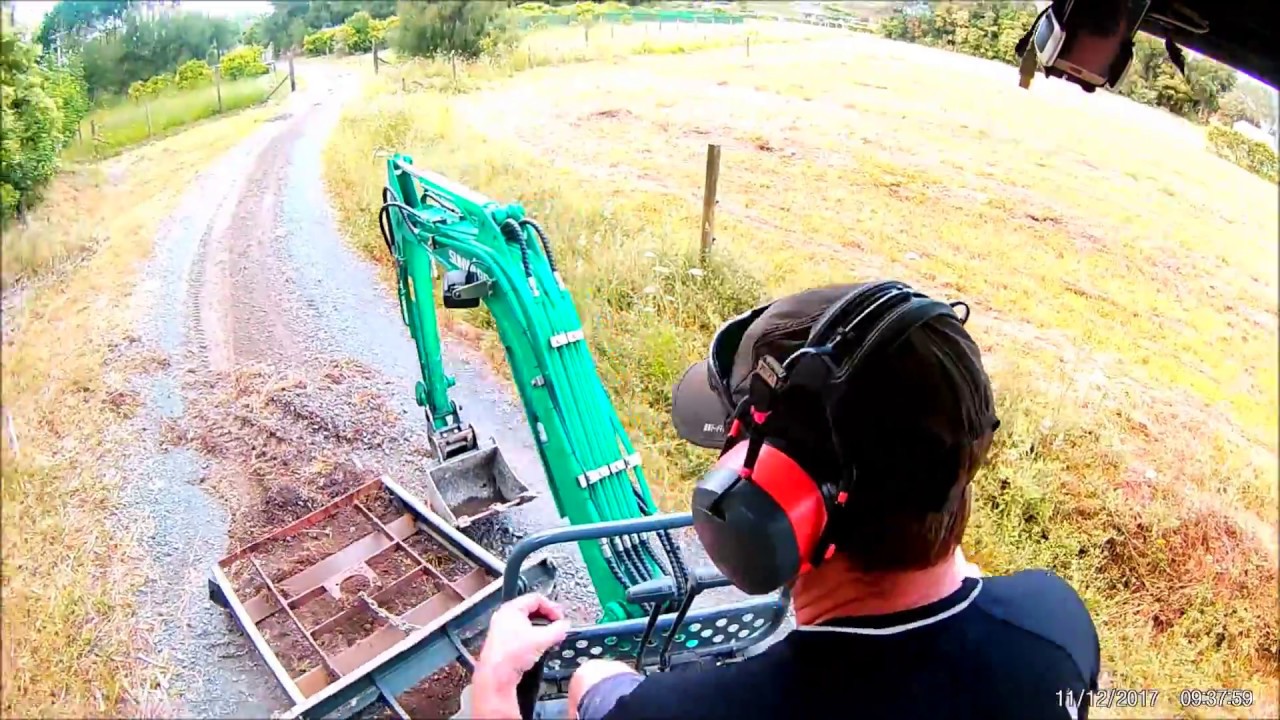 Driveway Grading - YouTube