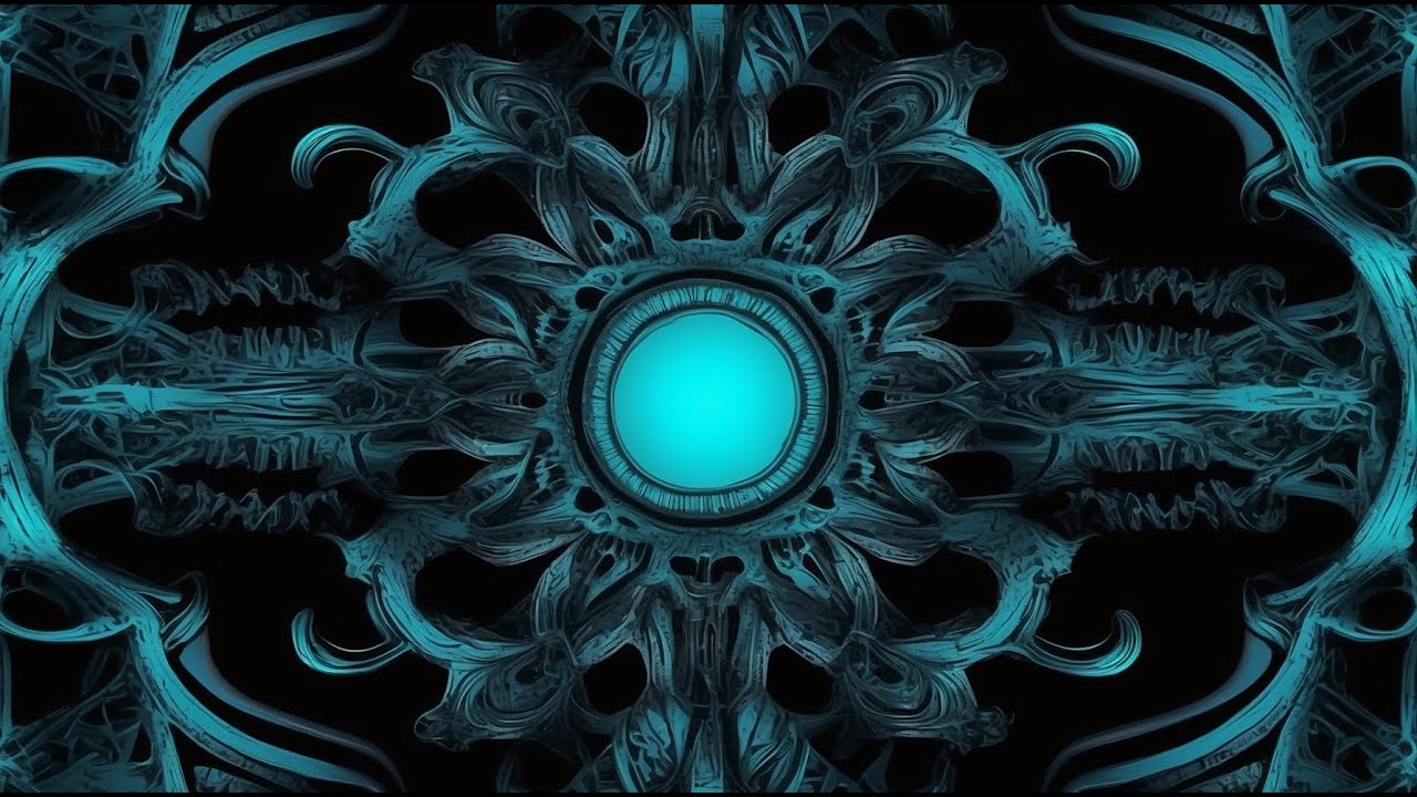 Turquoise Abstract Animation - No Sound Screensaver Art Background ...