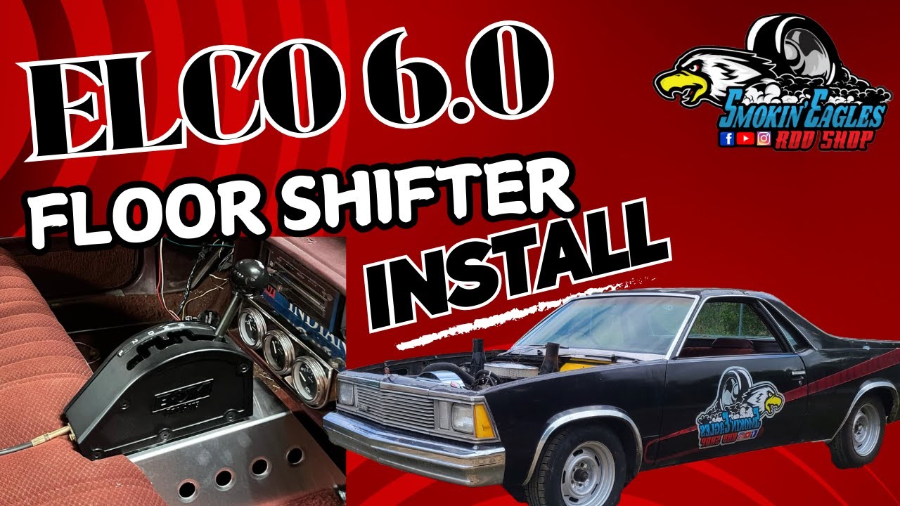 floor shifter install g-body El Camino!! - YouTube