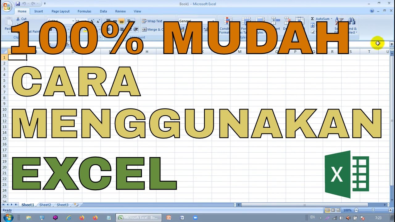 Cara menggunakan excel - Cara membuka microsoft excel - Cara menyimpan ...