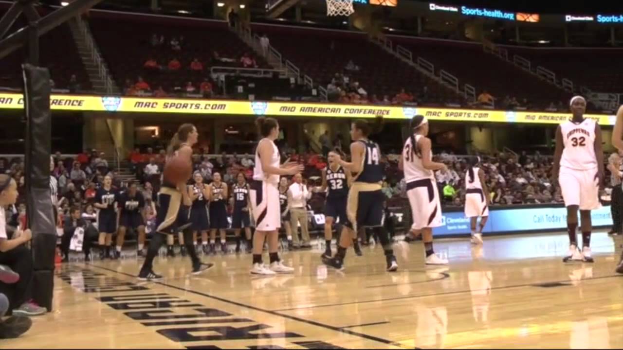 Akron Women's Basketball Highlight 2013-14 2014-15 Combination - YouTube