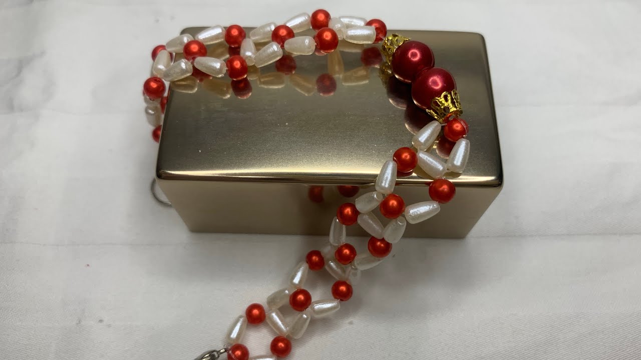 Valentines special bracelet tutorial - YouTube