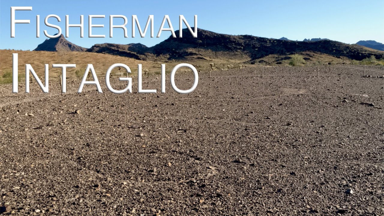 The Fisherman Intaglio - Amazing Quartzsite, AZ Intaglio! - YouTube