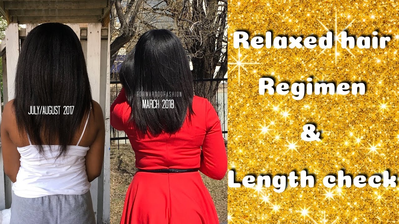 HOW TO RETAIN RELAXED HAIR GROWTH & LENGTH CHECK MARCH 2018 - YouTube