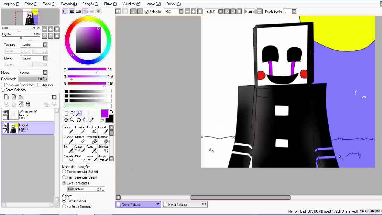 Speed Art AVATAR Puppet-MInecraft - YouTube