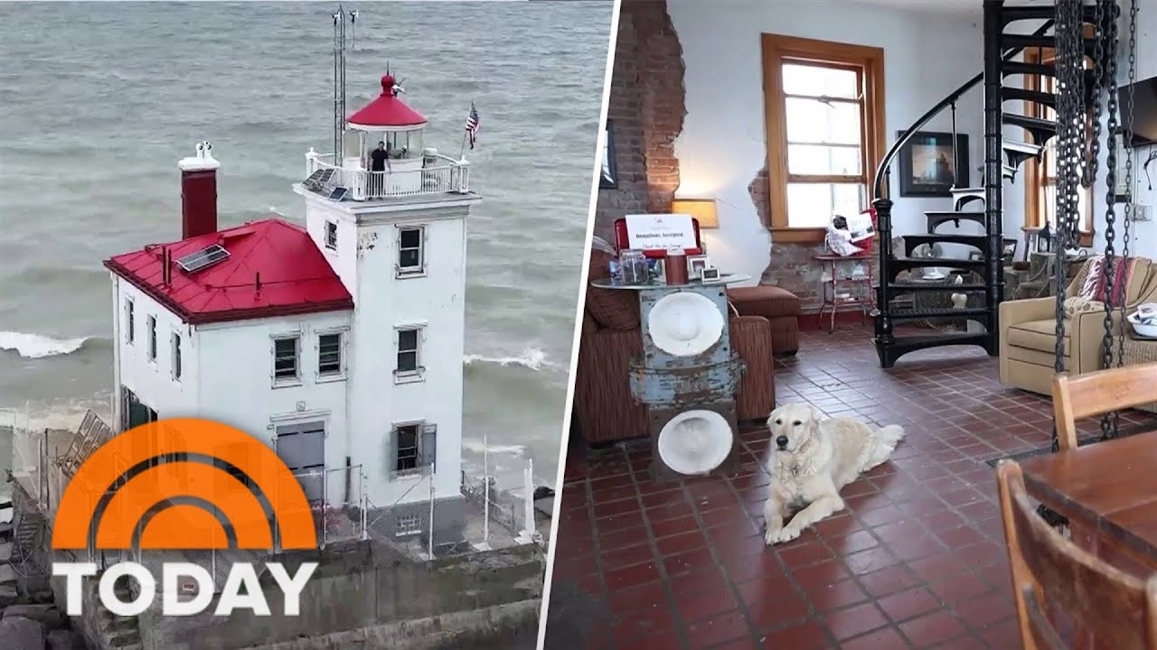 Firsthand look at what it's like to live in a lighthouse - YouTube