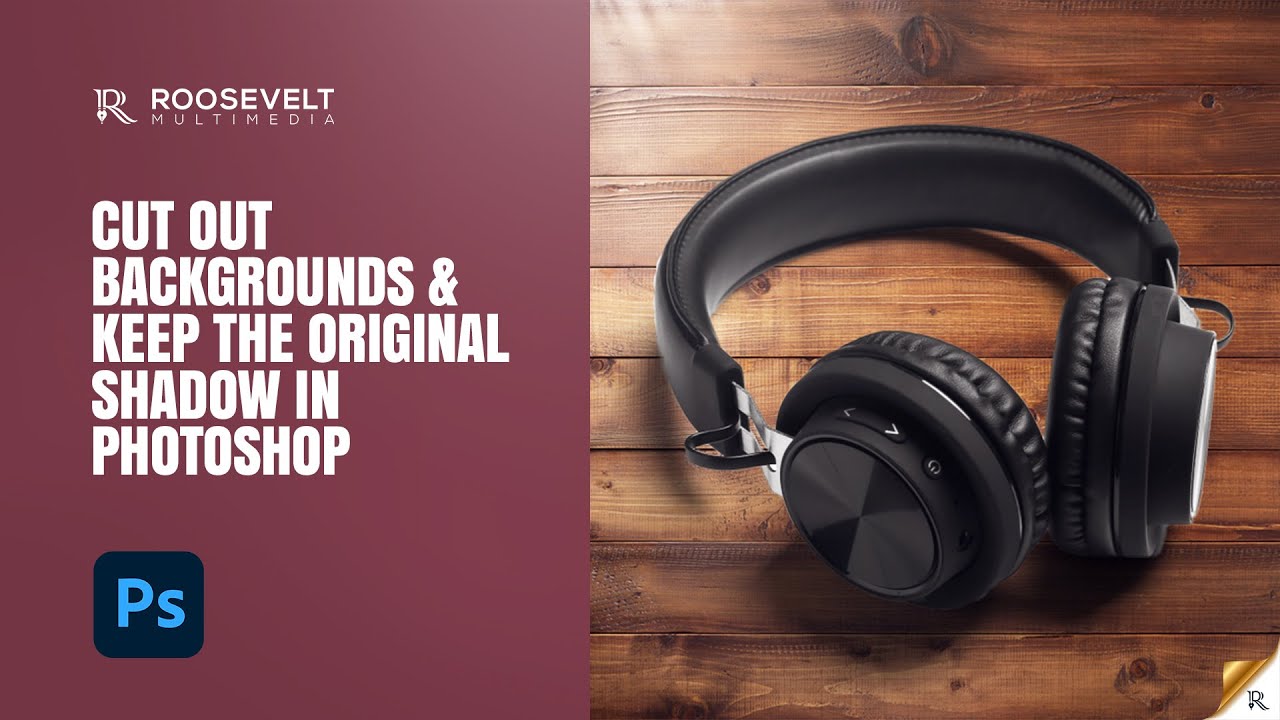 Cut Out Backgrounds and Keep the Original Shadow in Photoshop - YouTube