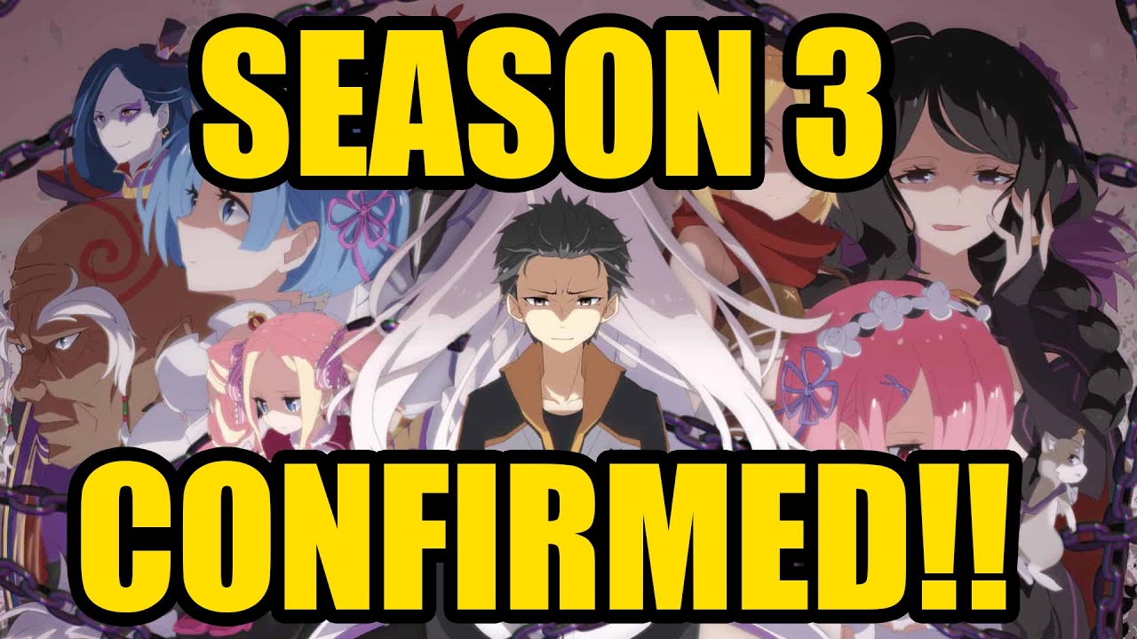 REZERO SEASON 3 CONFIRMED!!!! - YouTube
