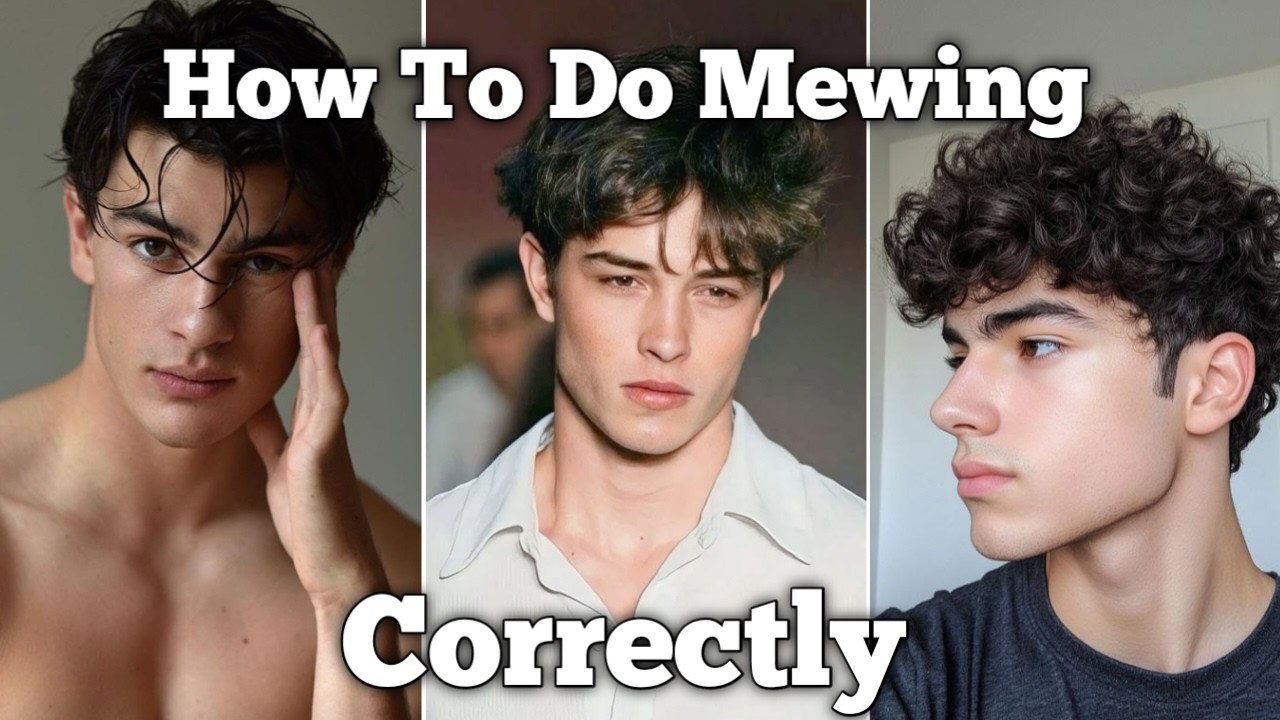 How to Do Mewing Properly for a Sharp Jawline (Step-by-Step) - YouTube