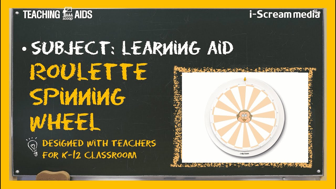 [i-Scream] Roulette Spinning Wheel - for Teachers, School Classroom ...