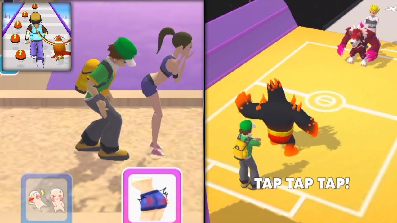 poke monster Rich Race game | Running game | Rich game - YouTube