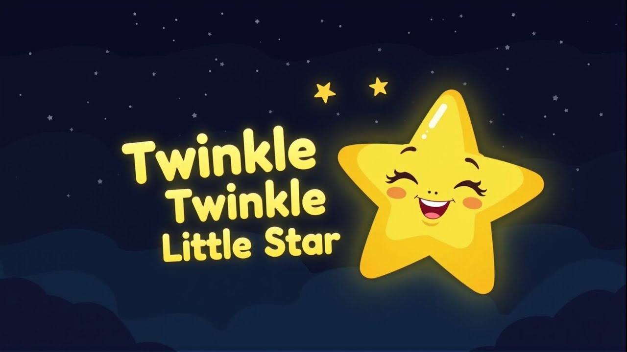 Twinkle Twinkle Little Star 🌙 Lullaby Version | Calming Nursery Rhyme ...