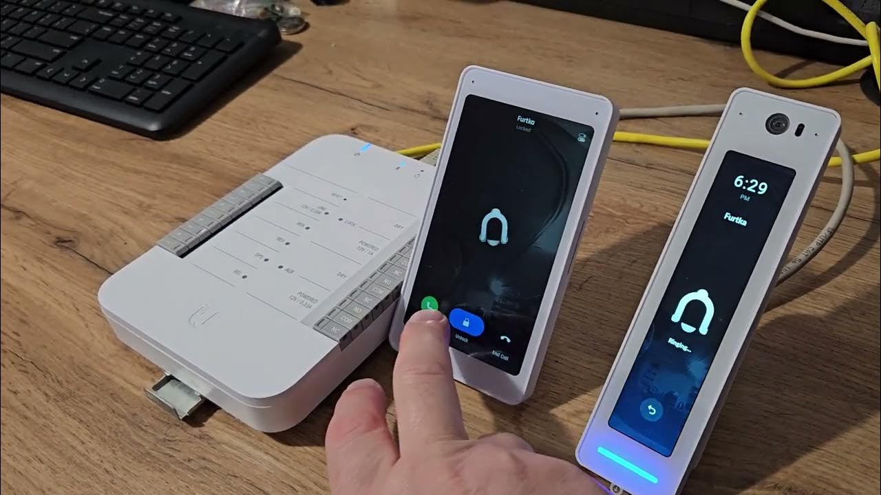 Unifi G2 Reader Pro paired with Intercom Viewer - YouTube