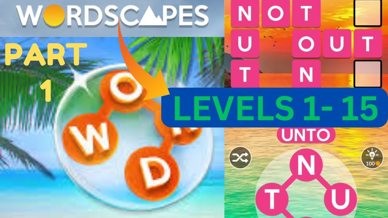 WORDSCAPES Word Puzzle - First Look - YouTube