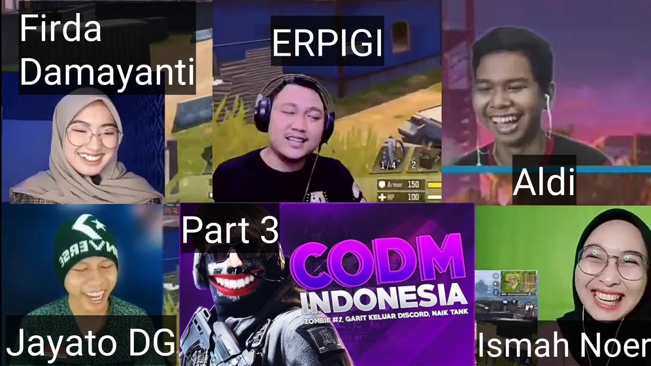 Reaction Mashup Milyhya CODM Indonesia - Zombie 2, Garit Keluar Discord ...